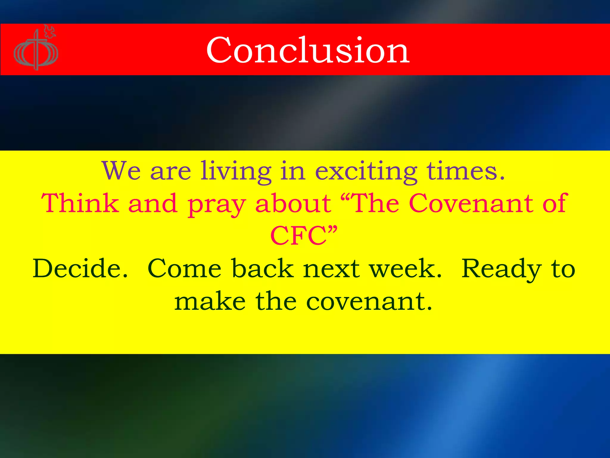 Cfc clp talk 11 | PPT