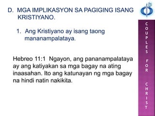 Cfc clp talk 3 what it means to be a christian 2019 | PPTX