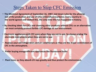 Cfc pollution & politics | PPT