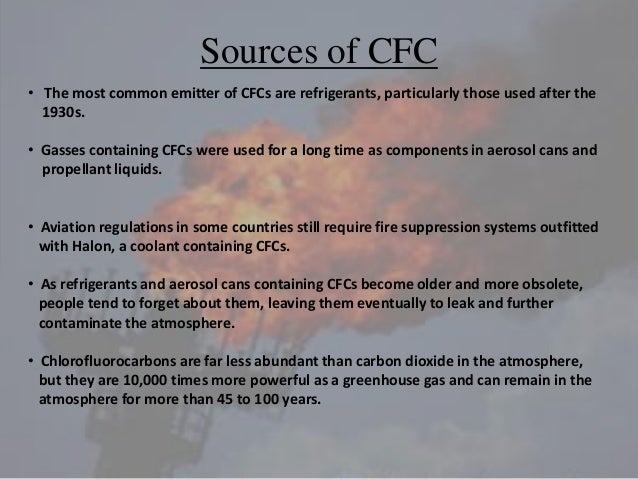 Cfc pollution & politics
