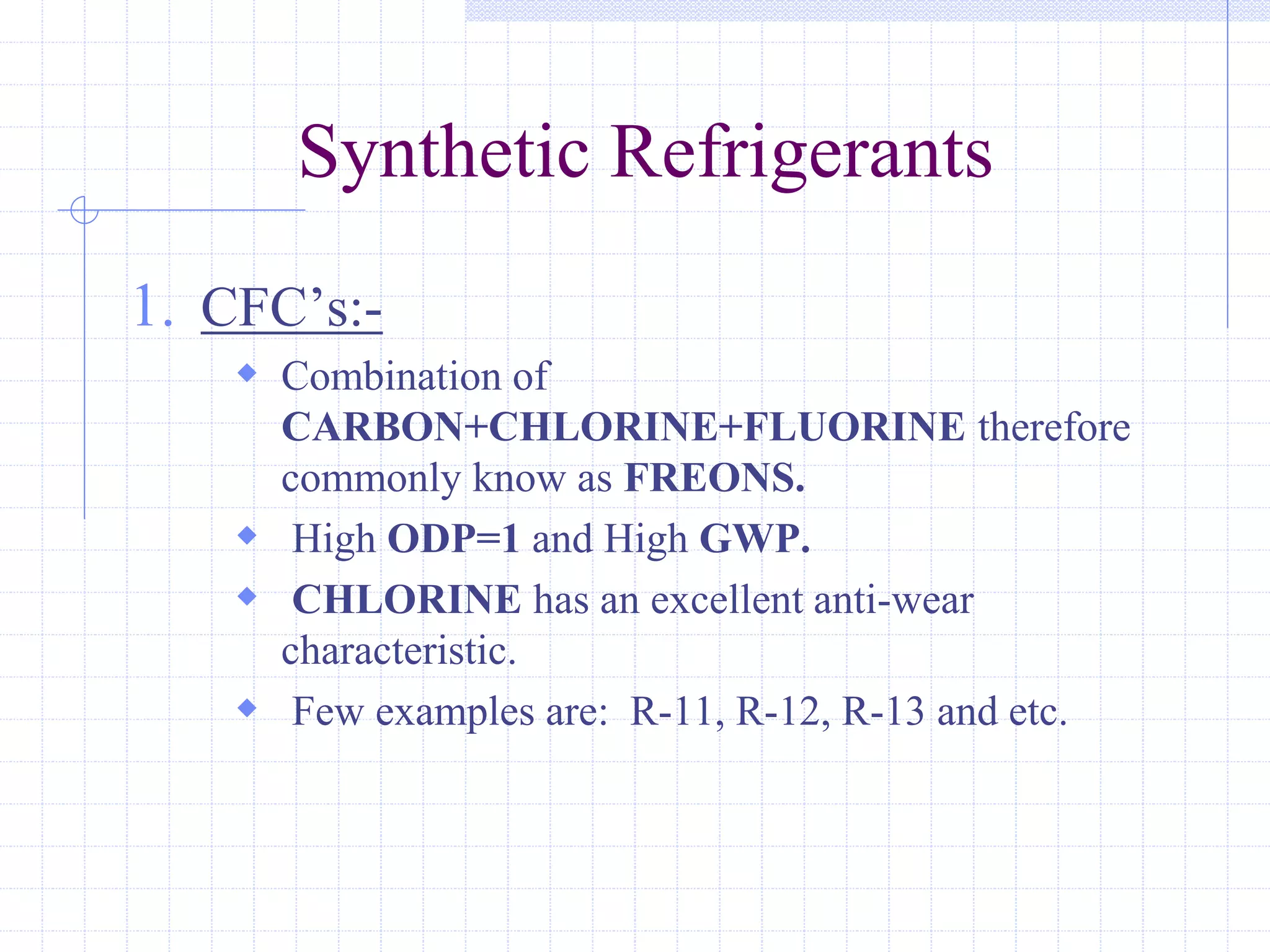 Cfc’s and hcfc’s | PPTX