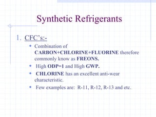 Cfc’s and hcfc’s | PPTX