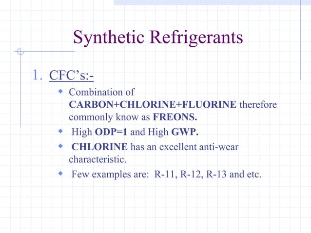 Cfc’s and hcfc’s | PPTX | Chemistry | Science