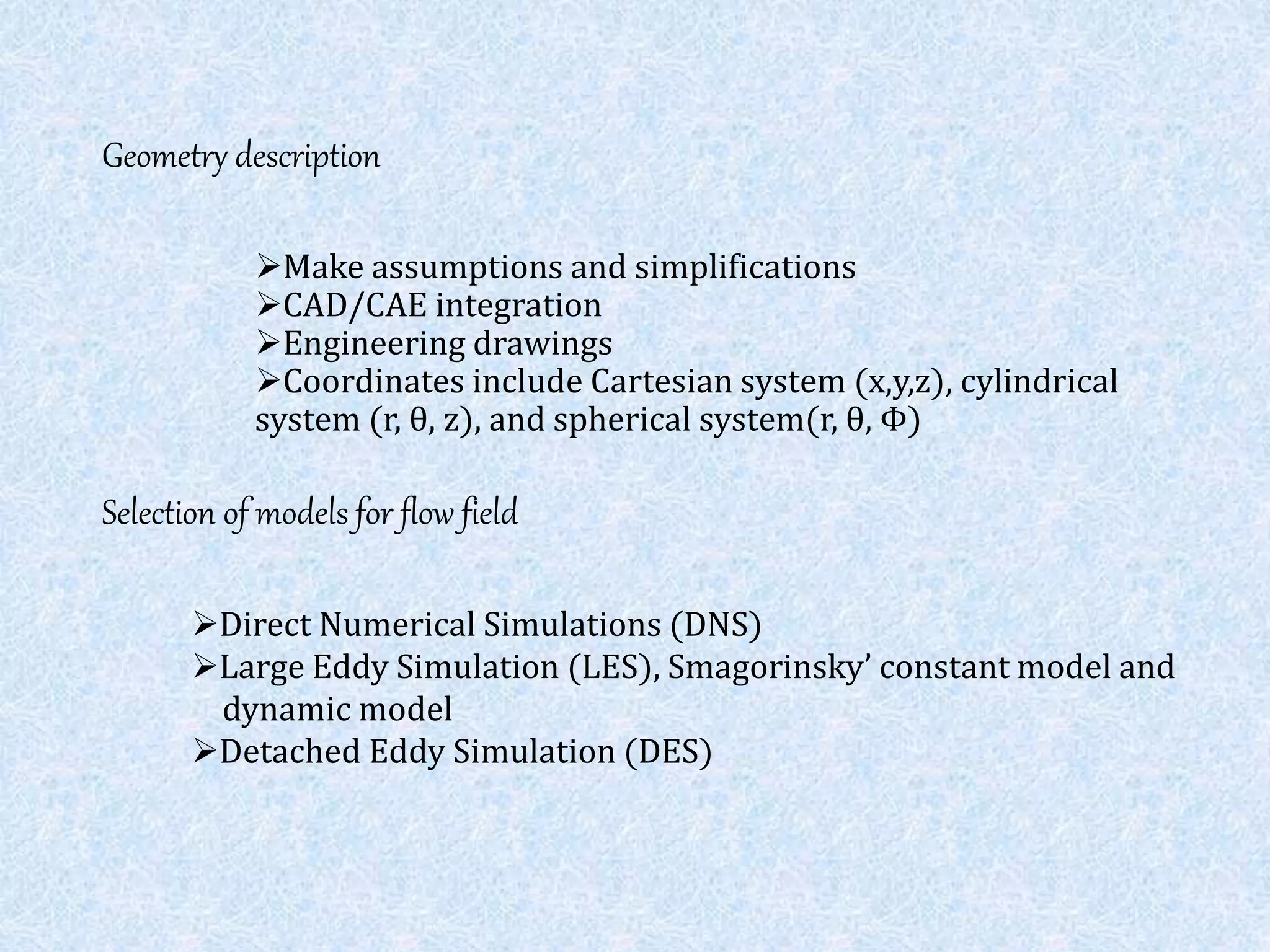 Computational Fluid Dynamics Pptx 3 D Graphics Computer Software And Applications