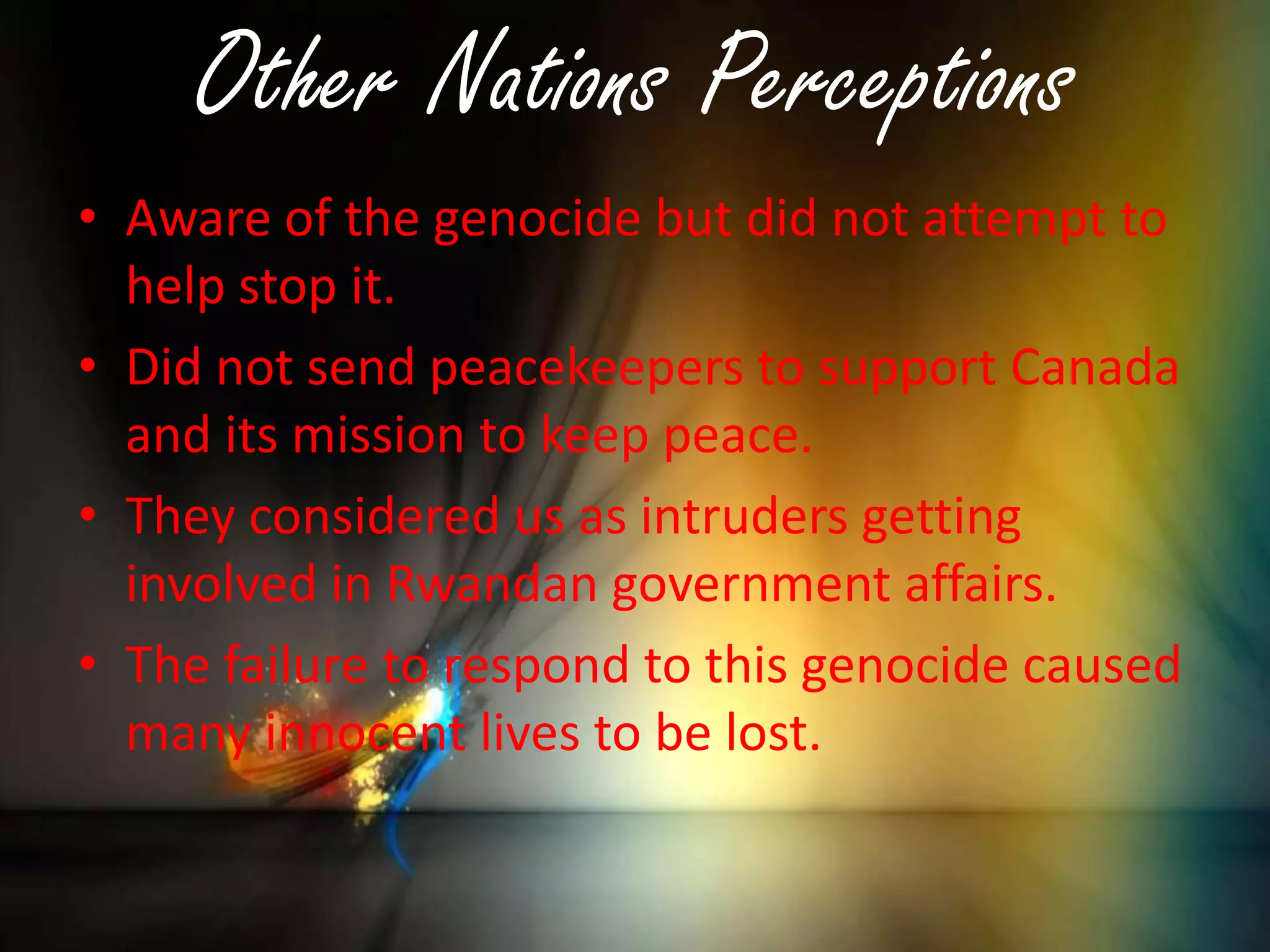 Rwanda Genocide | PPTX