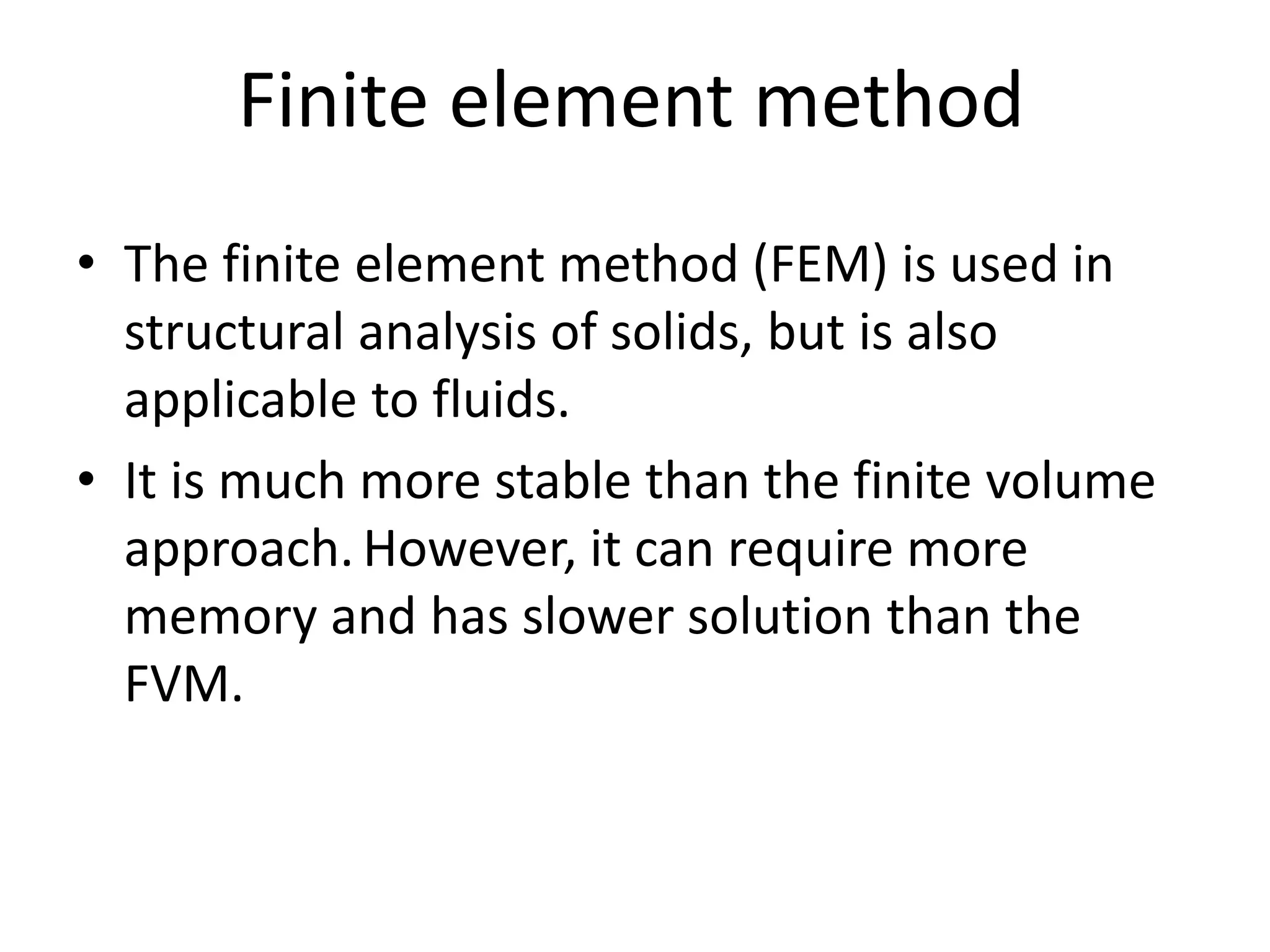 Computational Fluid Dynamics (CFD) | PPTX
