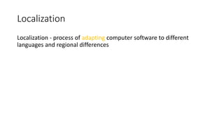 Introduction to Internationalization | PPTX