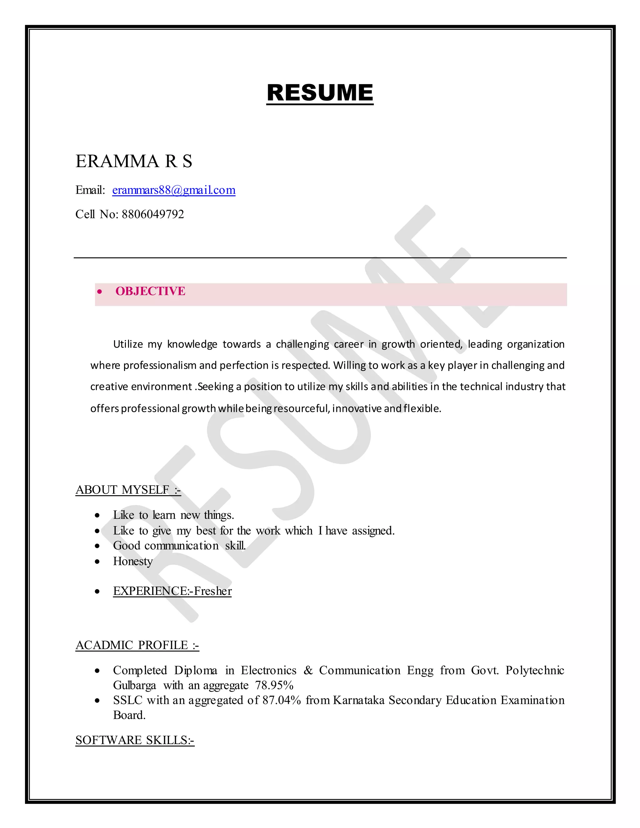 resume4 (2) | PDF