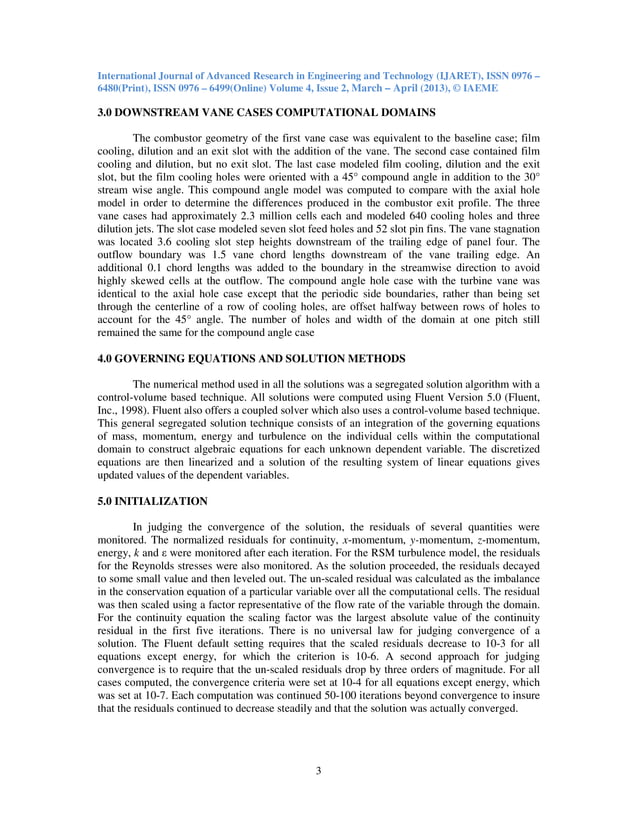 Cfd Analysis Of Turbulence In A Gas Turbine Combustor With Reference To The Context Pdf