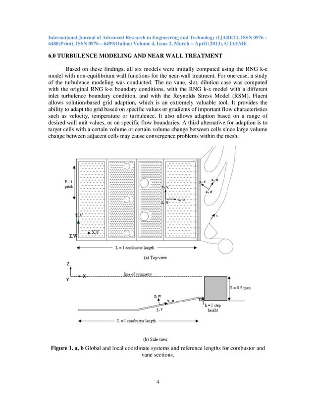 Cfd Analysis Of Turbulence In A Gas Turbine Combustor With Reference To The Context Pdf