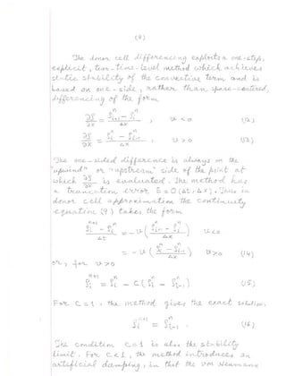 Cfd ch08 continuity equations | PDF