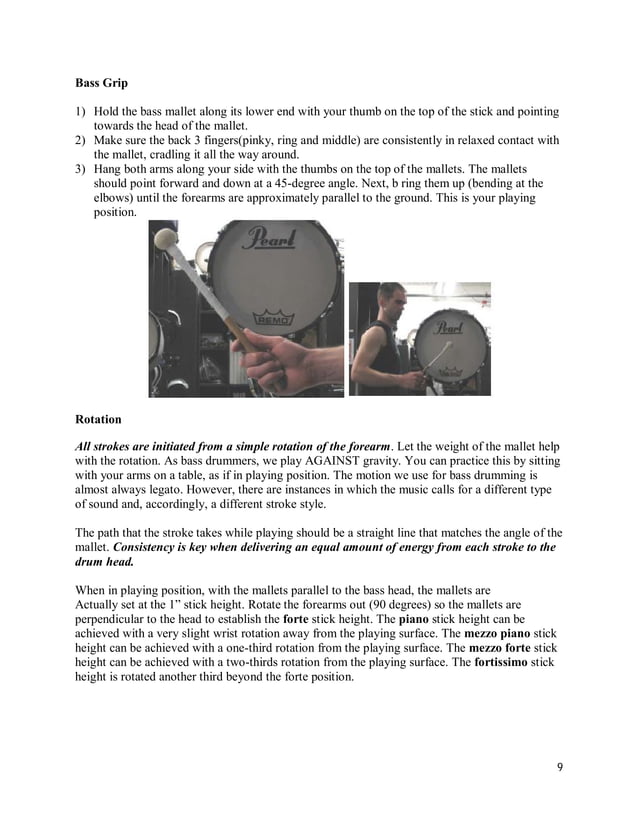 CF Drum Corp drumbook | PDF