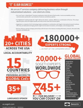 Sogeti Services Overview Brochure-2016 | PDF