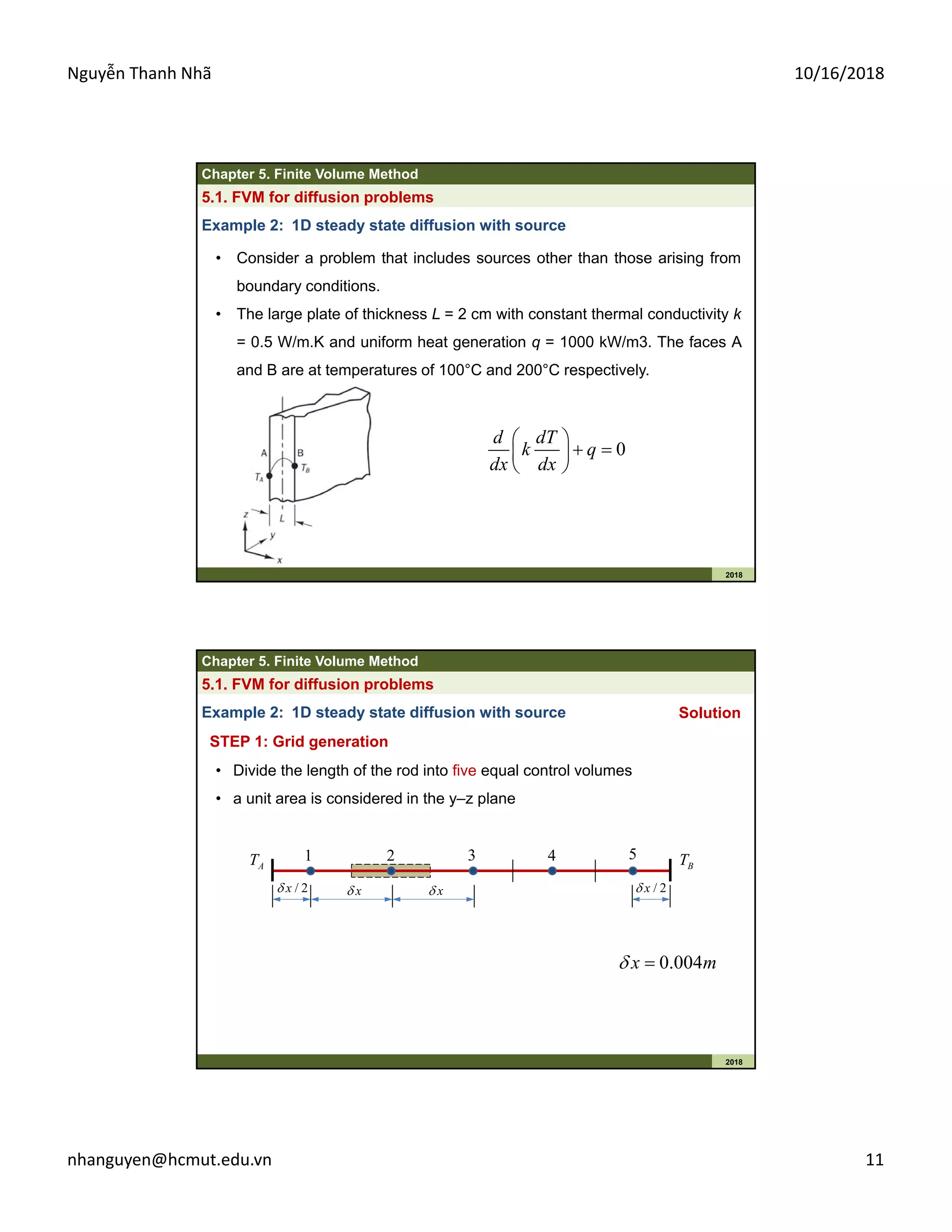 Finite Volume Method Pdf Physics Science