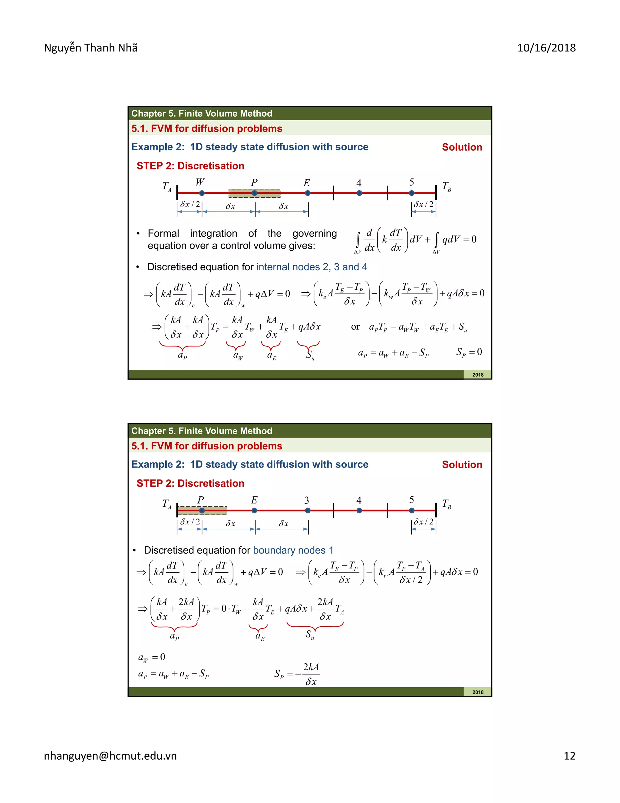 Finite Volume Method Pdf Physics Science
