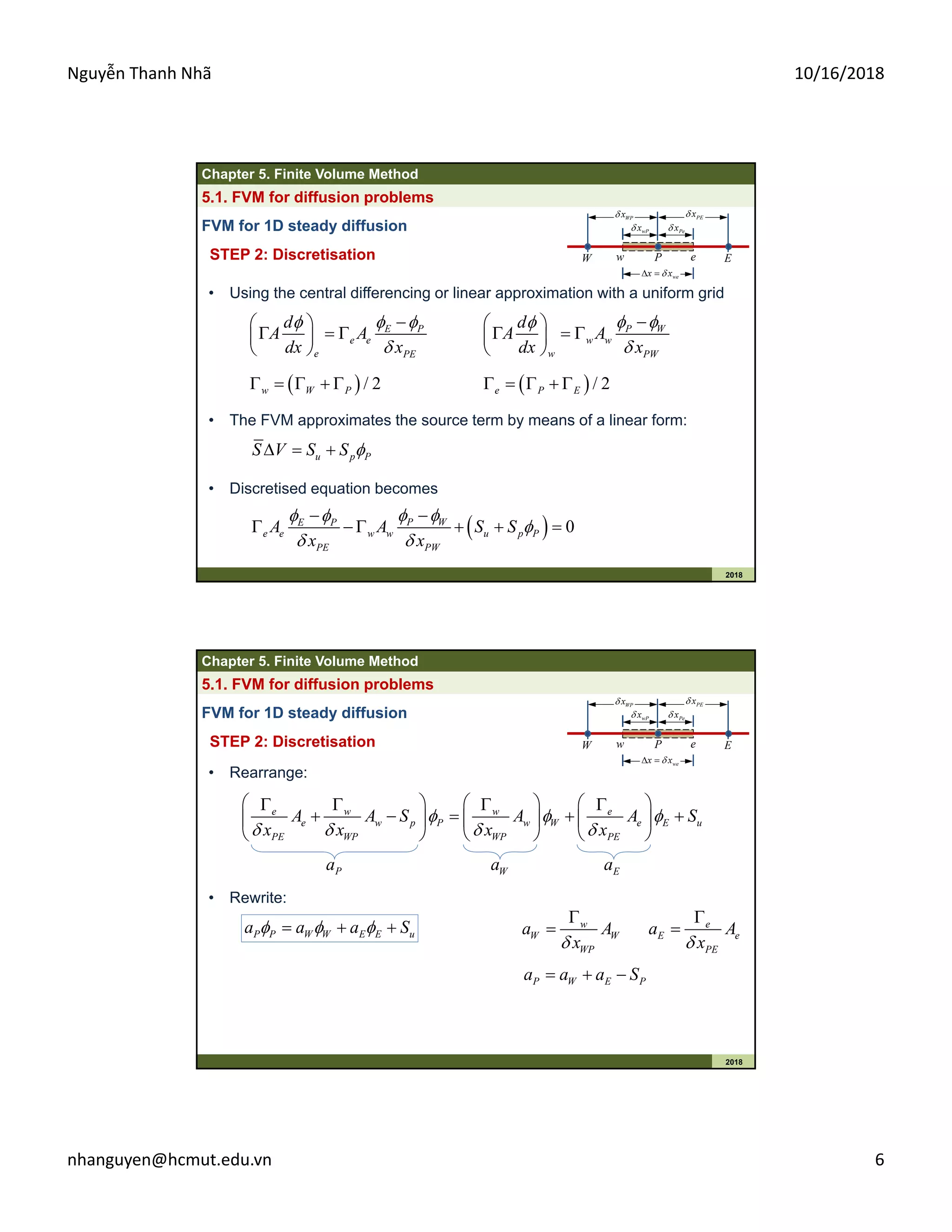 Finite Volume Method Pdf Physics Science