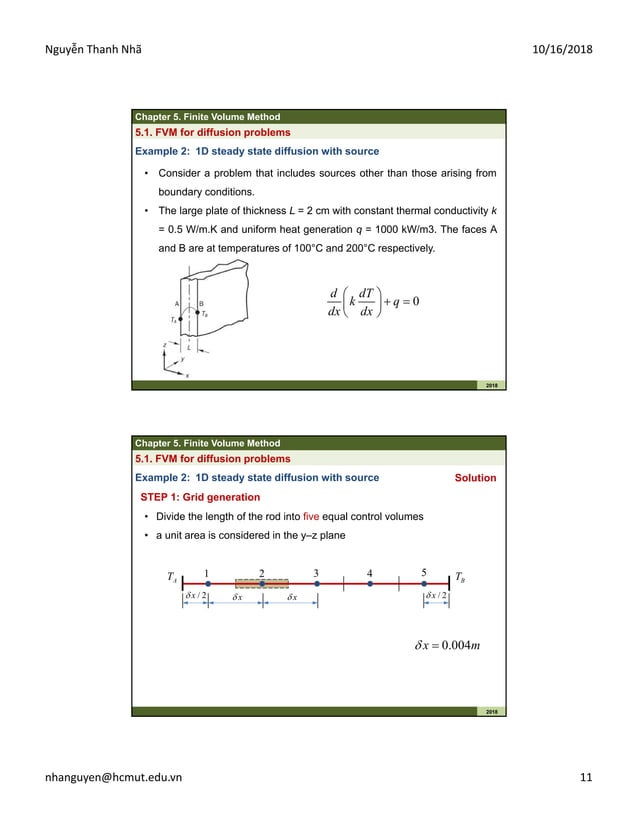 Finite Volume Method Pdf Physics Science