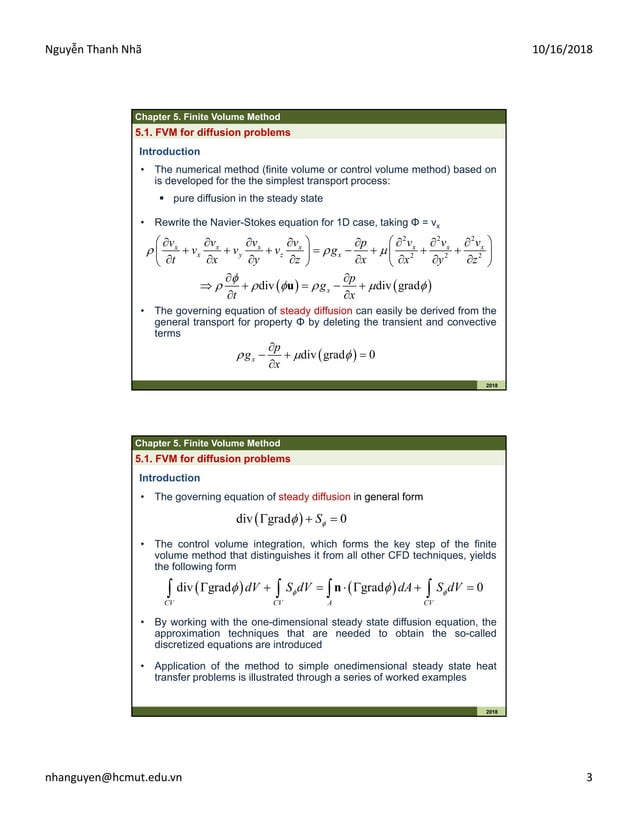 Finite Volume Method Pdf Physics Science