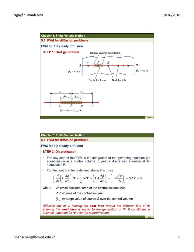 Finite Volume Method Pdf Physics Science