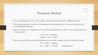 CFD evaluation of lime addition in AMD | PPT