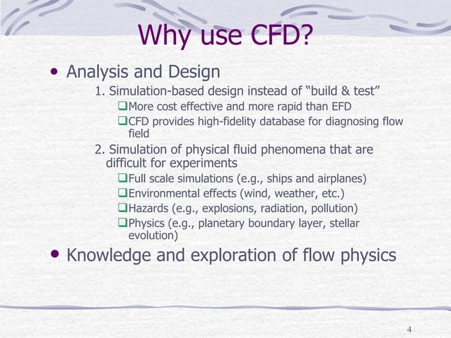 CFD_Lecture_(Introduction_to_CFD).ppt | 3-D Graphics | Computer Software and Applications