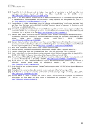 Enhancement of Double-Pipe Heat Exchanger Effectiveness by Using Porous Media and TiO2 Water | PDF