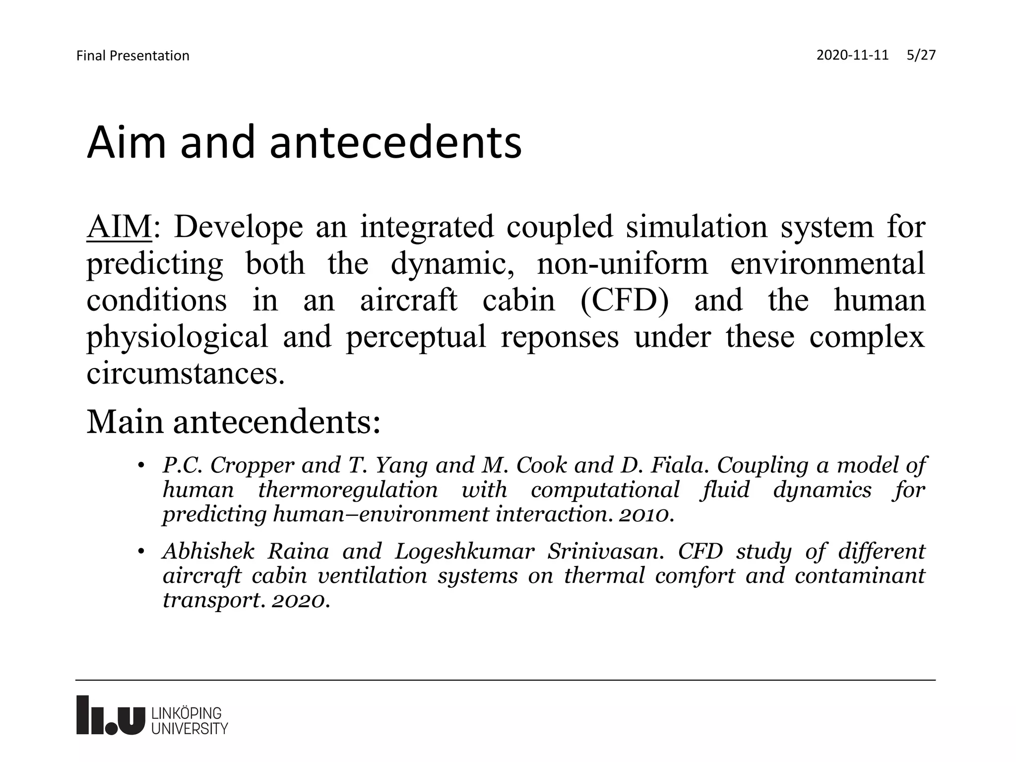 Master Thesis Presentation | PPT