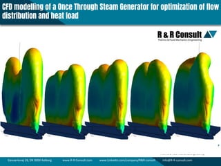 CFD modelling of a once through steam generator for optimization of ...