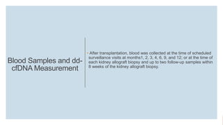 Donor-derived cell-free DNA(dd-cfDNA), Moh'd sharshir | PPTX