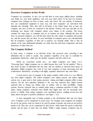 Computer Fundamentals | DOCX