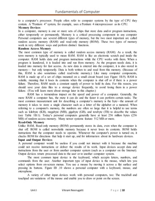 Computer Fundamentals | PDF