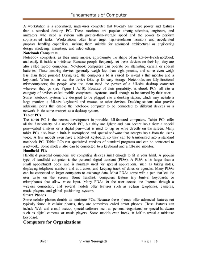 Computer Fundamentals | PDF