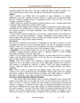 Computer Fundamentals | PDF