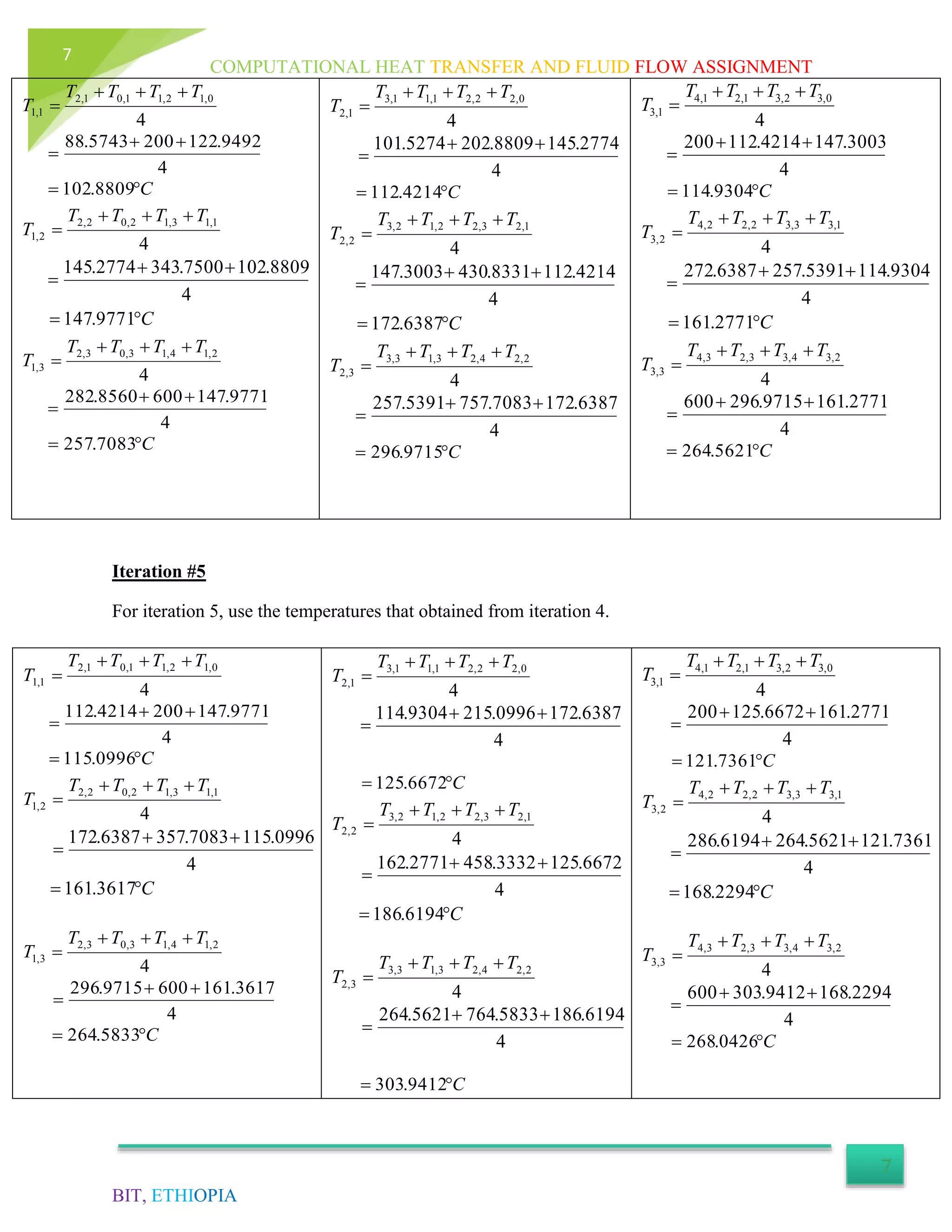 Cfd( on finite difference method)assignment | PDF