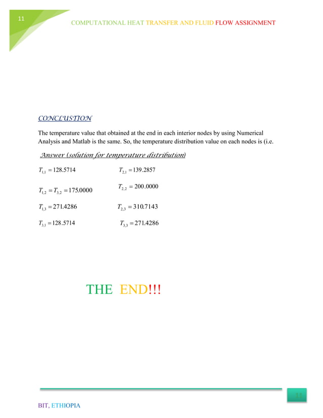 Cfd( on finite difference method)assignment | PDF