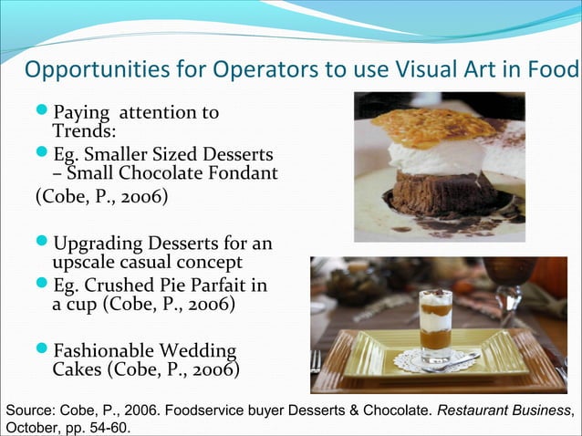 The Importance of Visual Art in Food | PPT