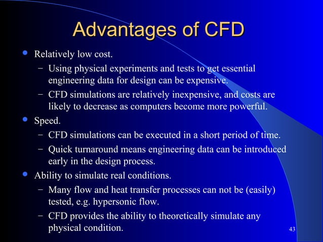 Introduction to Computational Fluid Dynamics (CFD) | PPT | Physics | Science