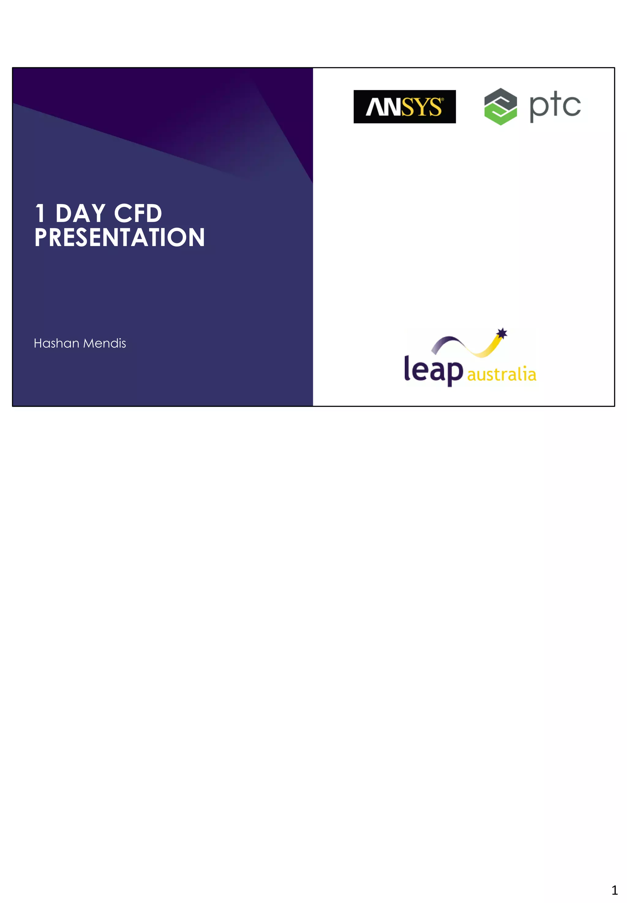 CFD Best Practices and Troubleshooting - with speaker notes | PDF