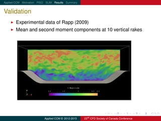 A Projection Method Based Fast Transient Solver for Incompressible Turbulent Flows | PPT