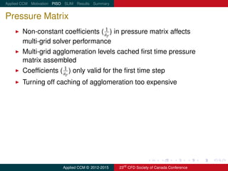 A Projection Method Based Fast Transient Solver for Incompressible Turbulent Flows | PDF ...
