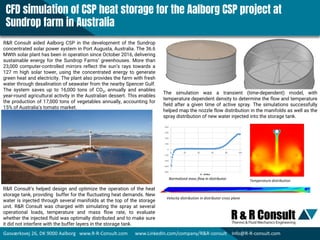 CFD simulation of CSP heat storage for the Aalborg CSP project at ...