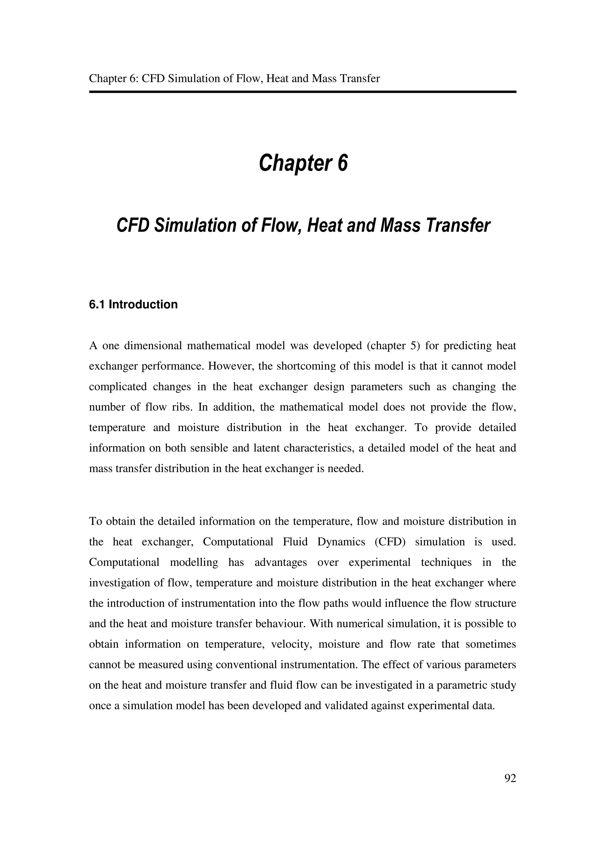 Cfd simulation of flow heat and mass transfer | PDF