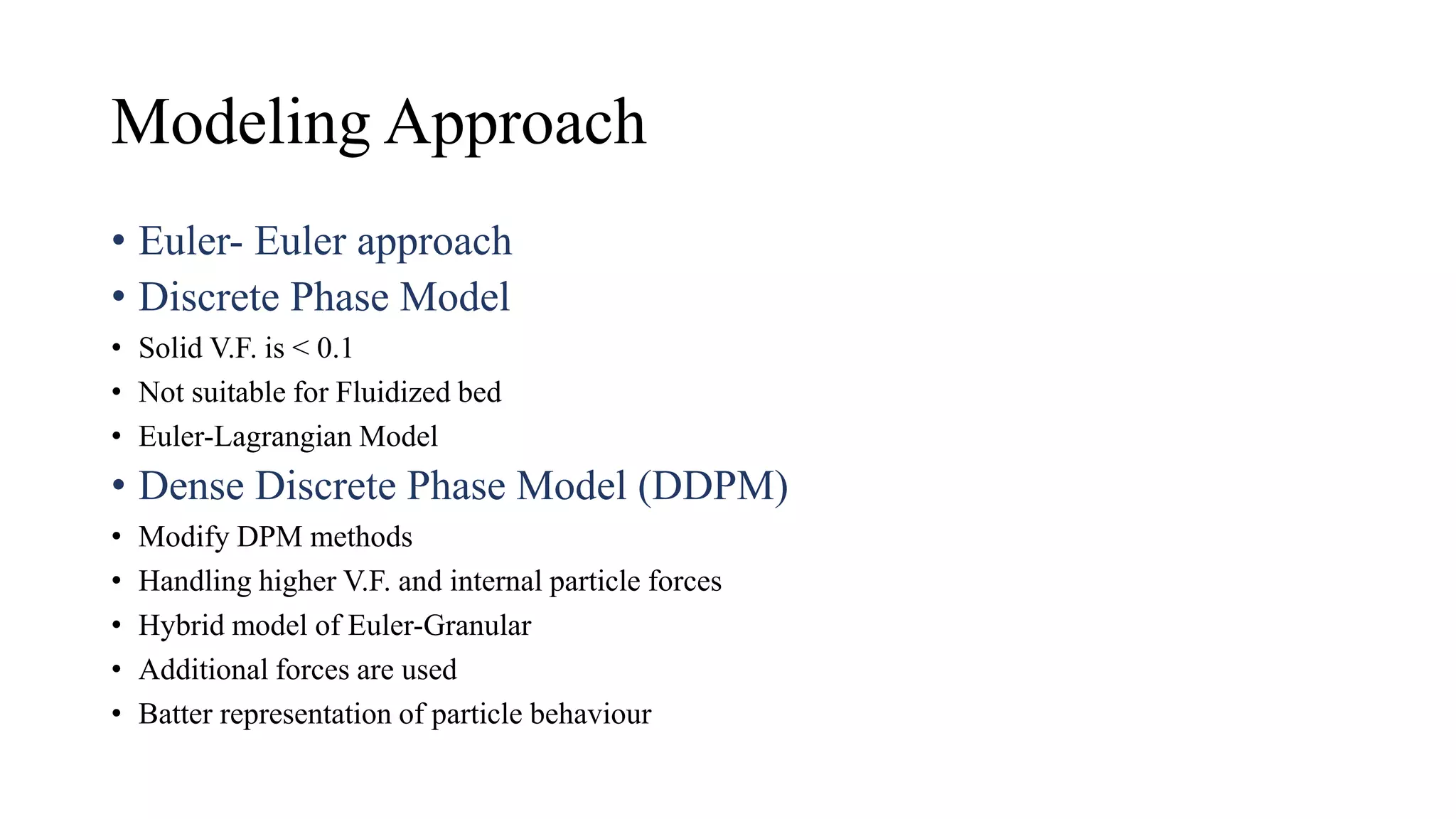 Cfd simulation of hydrodynamics in fluidized beds | PPTX