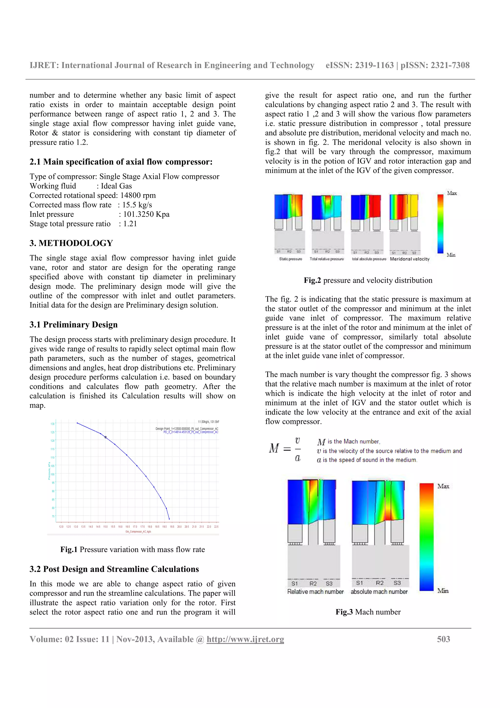 Cfd simulation of single stage axial flow compressor | PDF