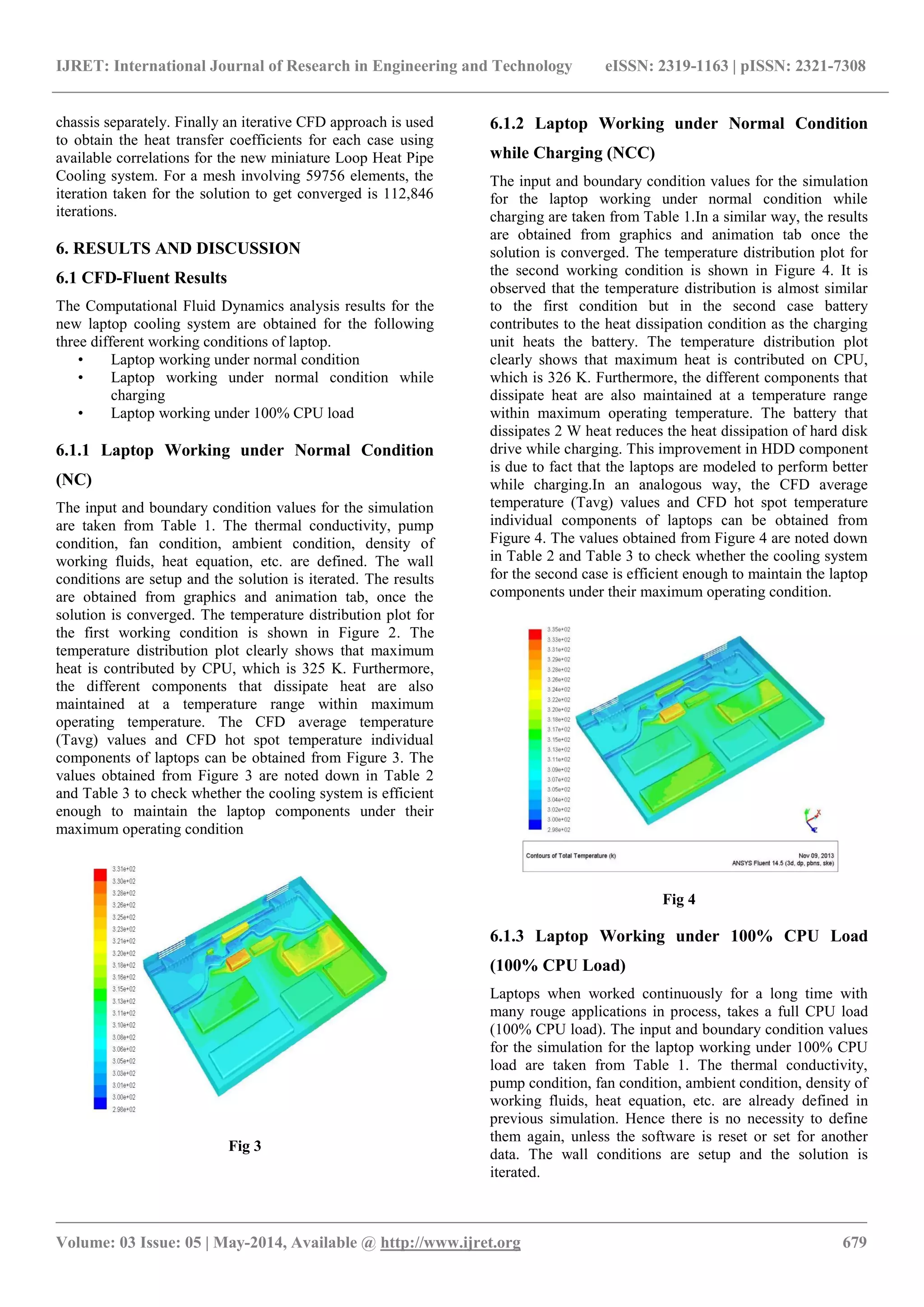 Cfd thermal analysis on laptop cooling system using loop heat pipe ...