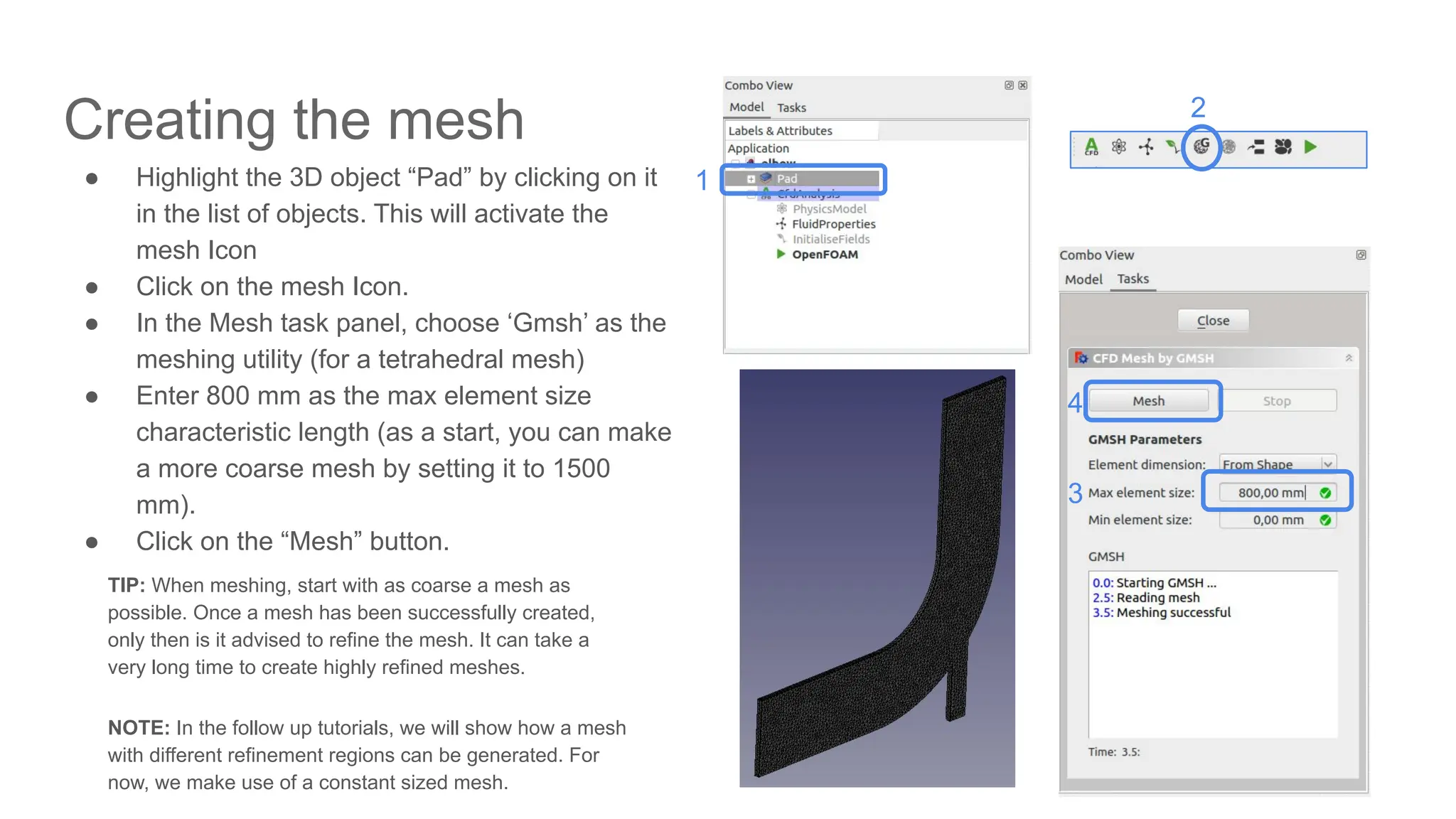 CFD Tutorial 1 freeCAD Computational Fluid Dynamics | PDF