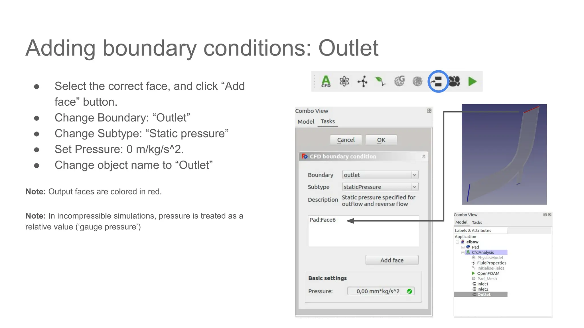 CFD Tutorial 1 freeCAD Computational Fluid Dynamics | PDF