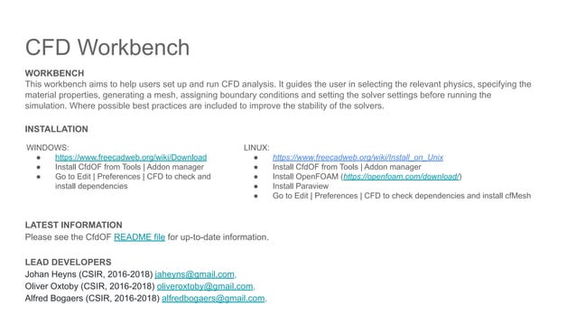 CFD Tutorial 1 freeCAD Computational Fluid Dynamics | PDF