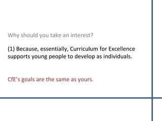 CfE: a presentation for youth workers | PPT