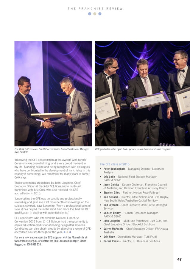 Cfe article franchise review dec 2015 lr | PDF | Business Accounting & Finance | Business